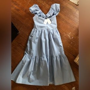 English Factory | Dresses | Nwt English Factory Ruffled Midi Dress ...